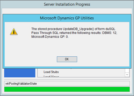 The Dynamics GP Blogster: DBMS: 12 Microsoft Dynamics GP: 0 error when ...