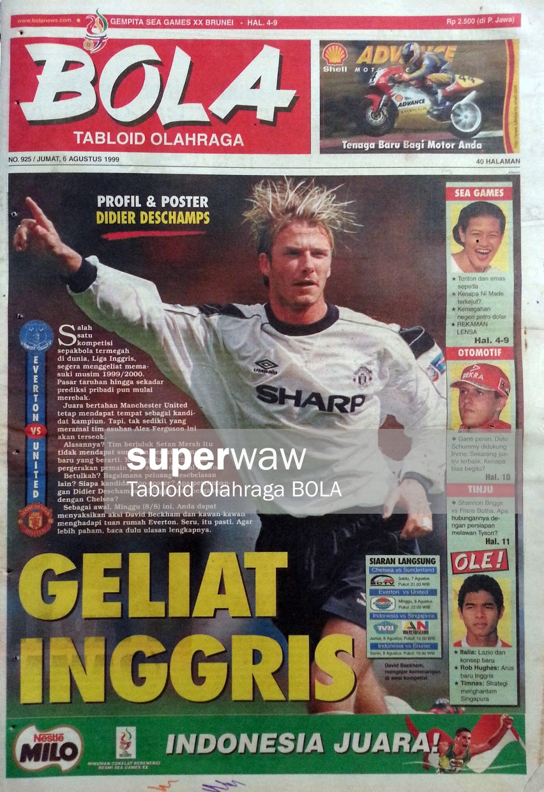 TABLOID BOLA: GELIAT INGGRIS