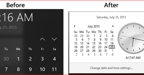 How to enable analog clock in windows 10? - AspTricks.net