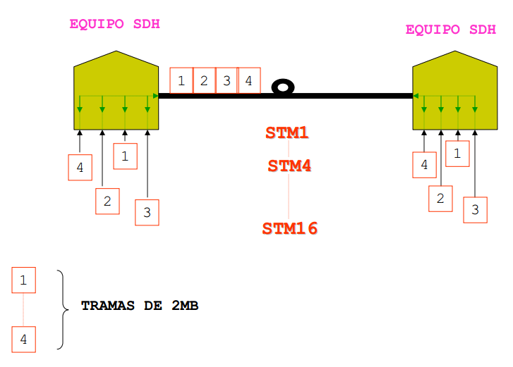 Blog de Redes y Serv. de Comunicación: Jerarquía digital síncrona (SDH)