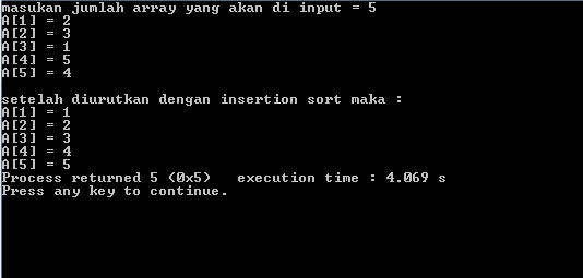 penjelasan notasi algoritma: SORTING DALAM BAHASA C DI PEMROGRAMAN
