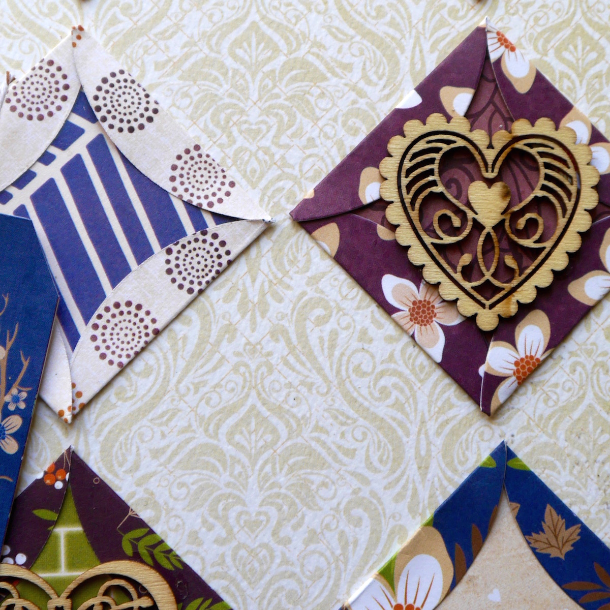 The BoBunny Blog: Stay Awhile! 12 x12 "Paper Patchwork" Layout with ...