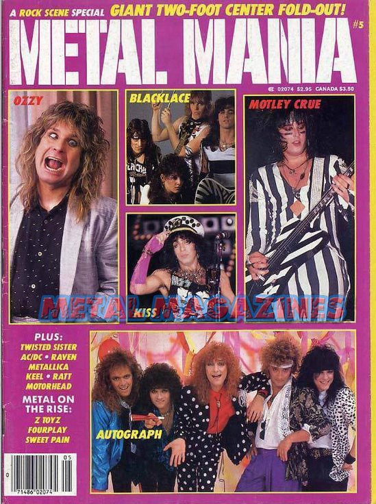 METAL MAGAZINES: METAL MANIA (USA)