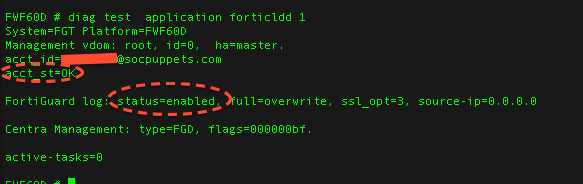 Ken Felix Security Blog: A howto diagnostic forticloud issues 5.2GA