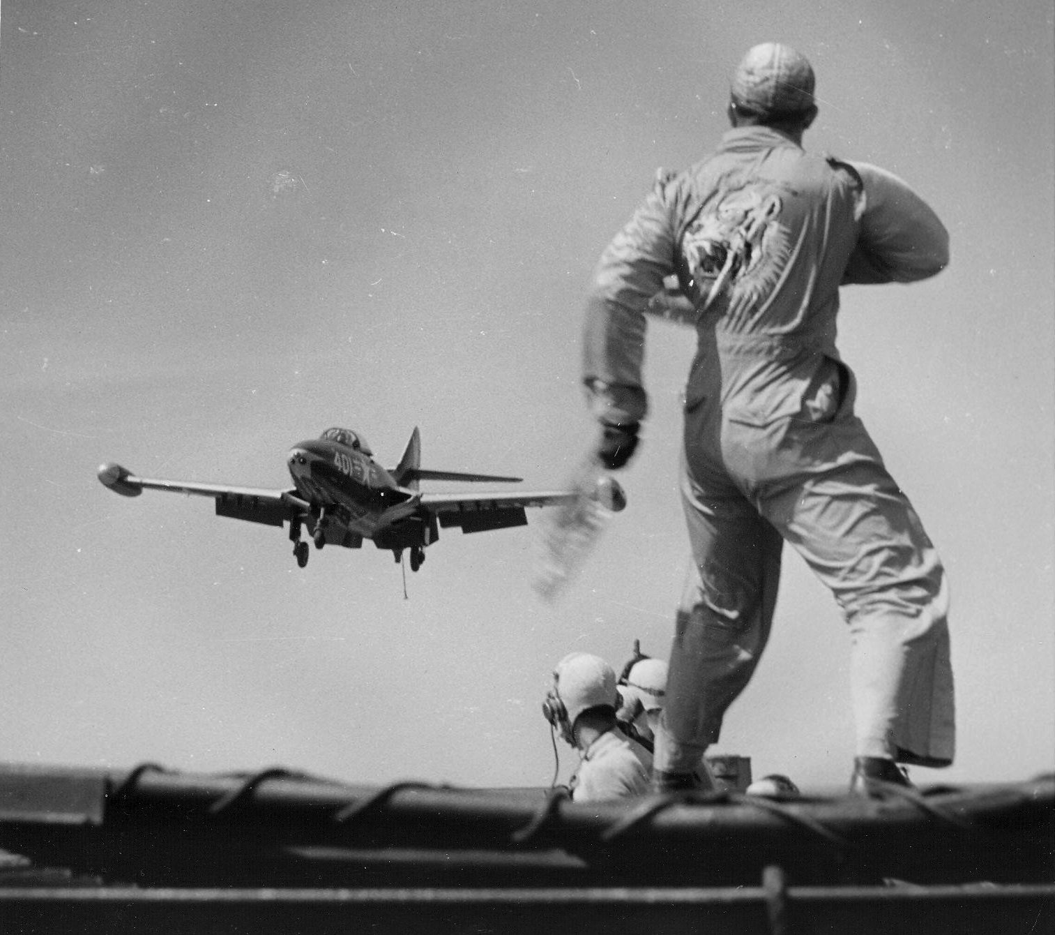 U.S. Navy Aircraft History: Waving Them Aboard - The LSO