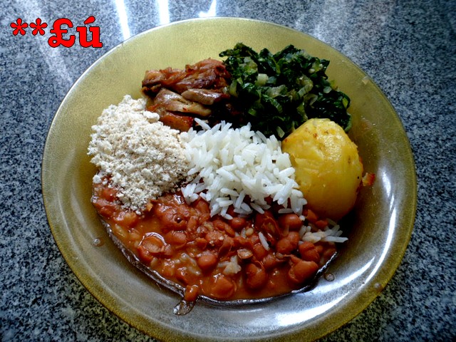 RECEITAS TESTADAS POR MIM...: *ARROZ, FEIJÃO, FARINHA DE MANDIOCA ...