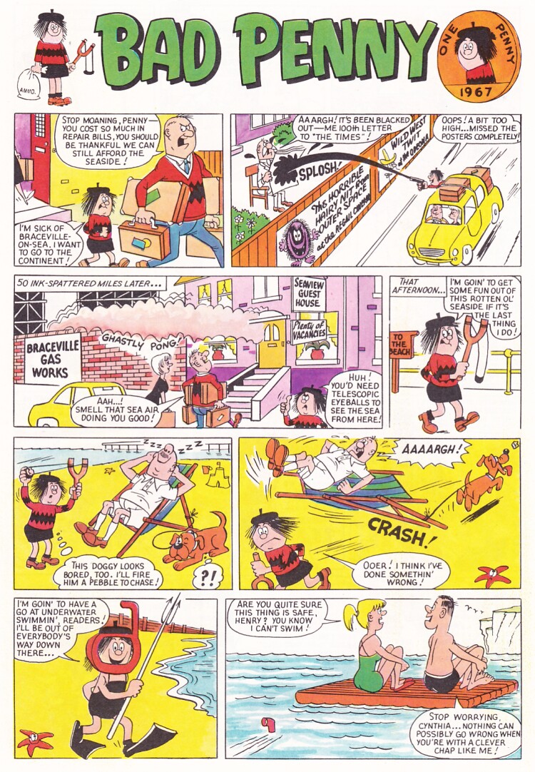 Gary Dobbs at the tainted archive: Archive's Sunday Comics: Like a Bad ...