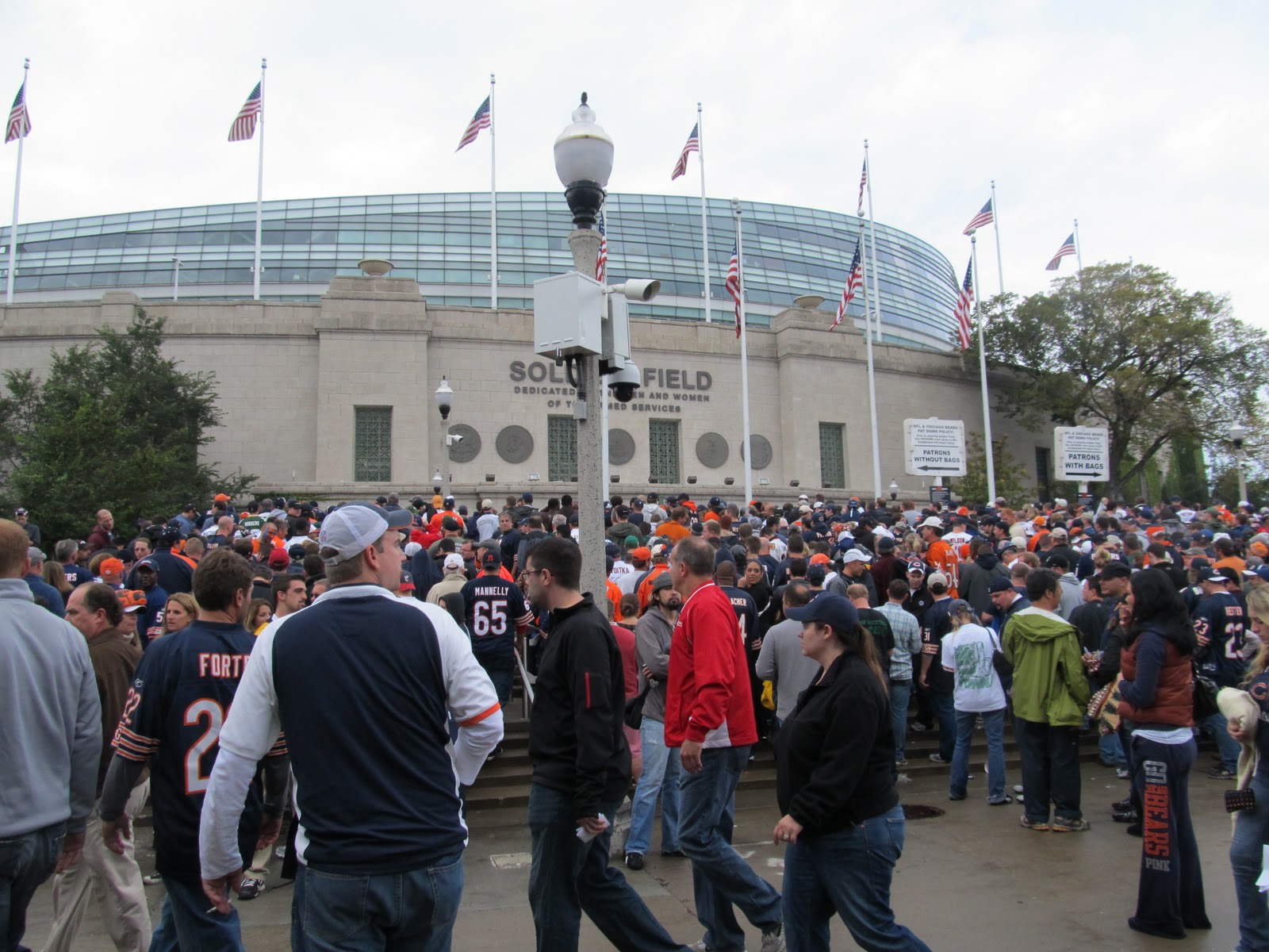 Greetings from Texas: Megan Goes to the Chicago Bears Tailgate Party