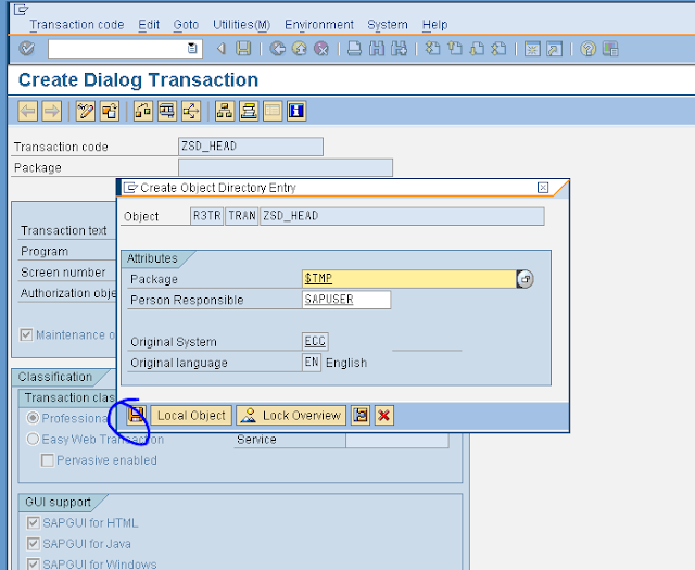 SAP TECH: Module pool programming using SE38