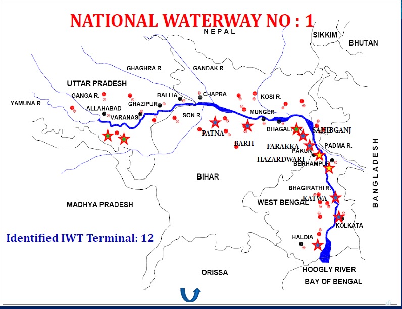 National Waterway 3 (India) - JungleKey.in Image