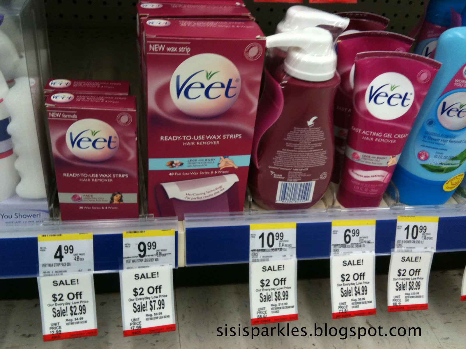 SiSi Sparkles: Deal Alert: Free/Cheap Veet products this week