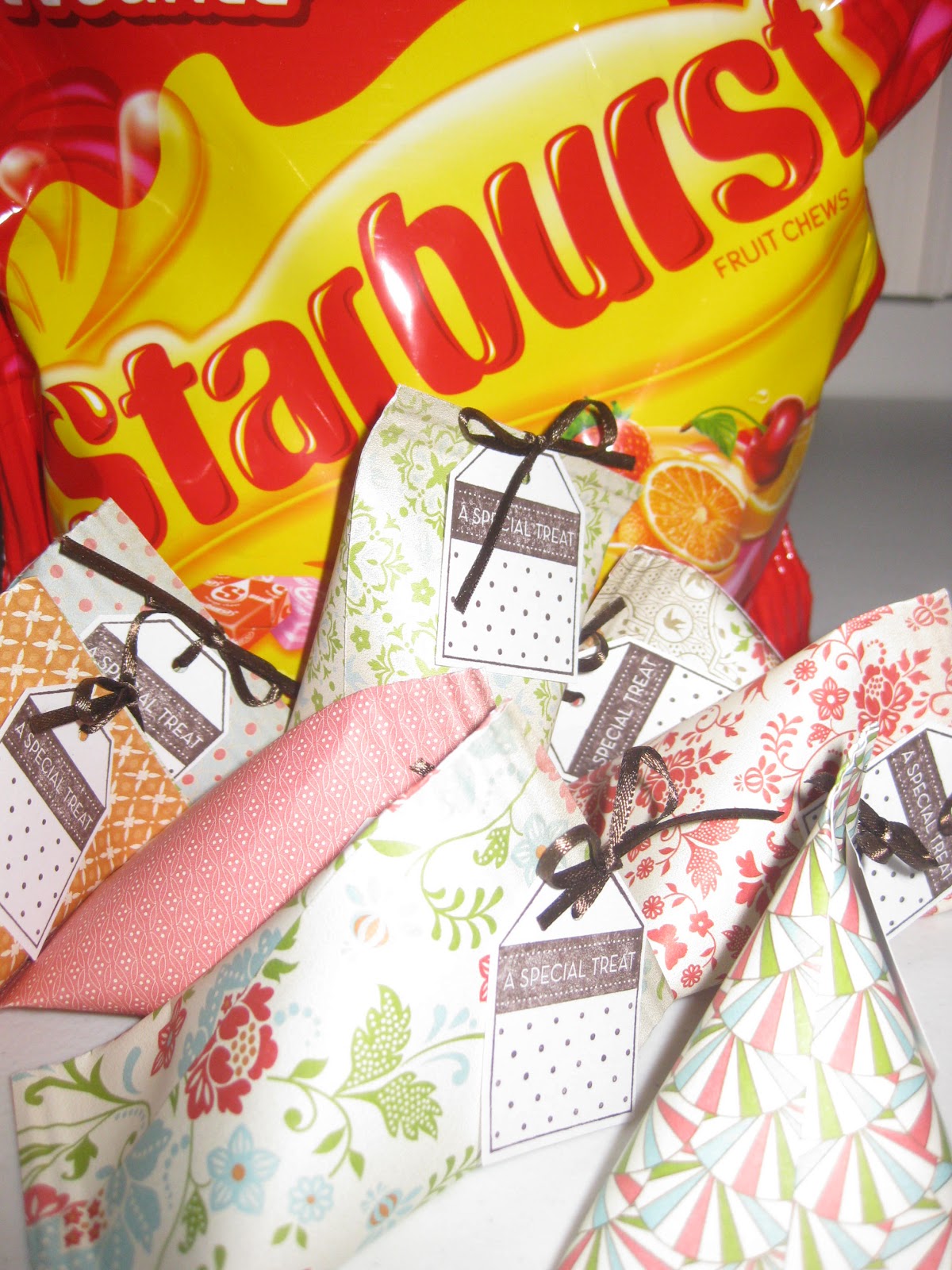 Stamped by C: Sour Cream Containers Treat Boxes