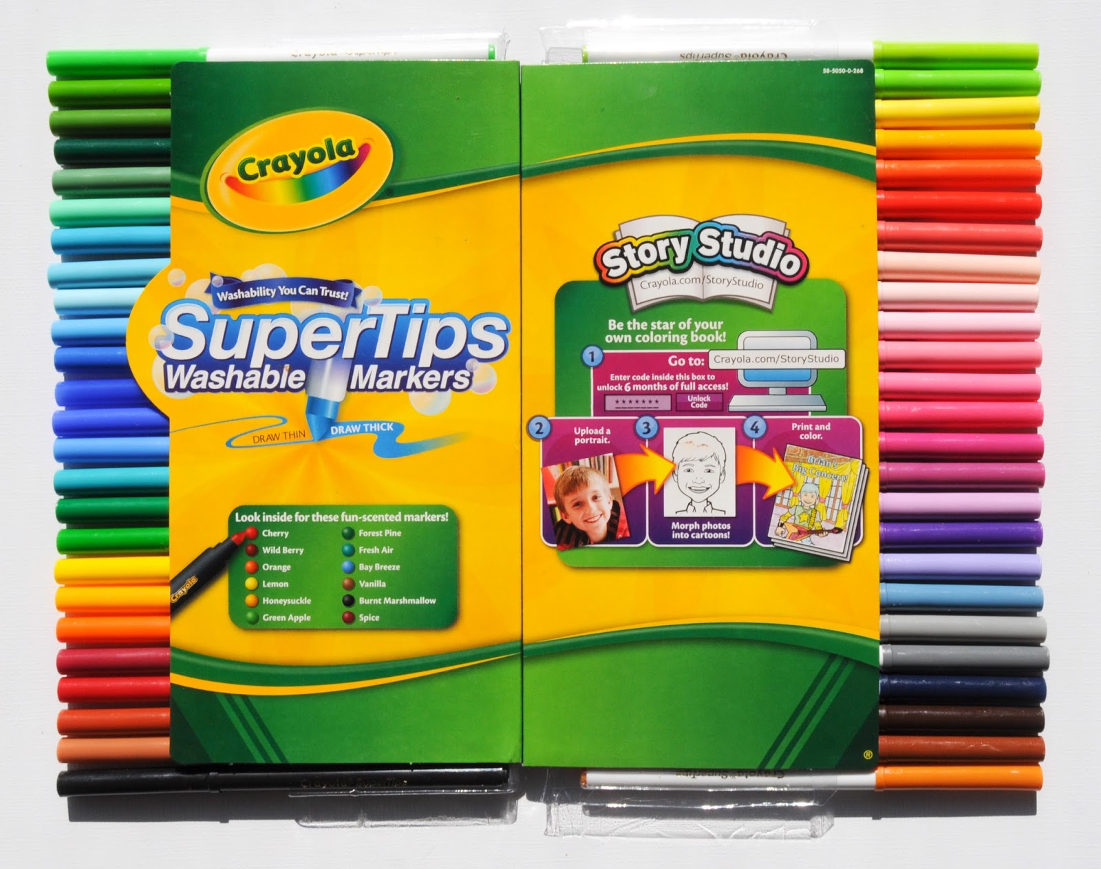 Crayola Super Tips Washable Markers: What's Inside the Box | Jenny's ...