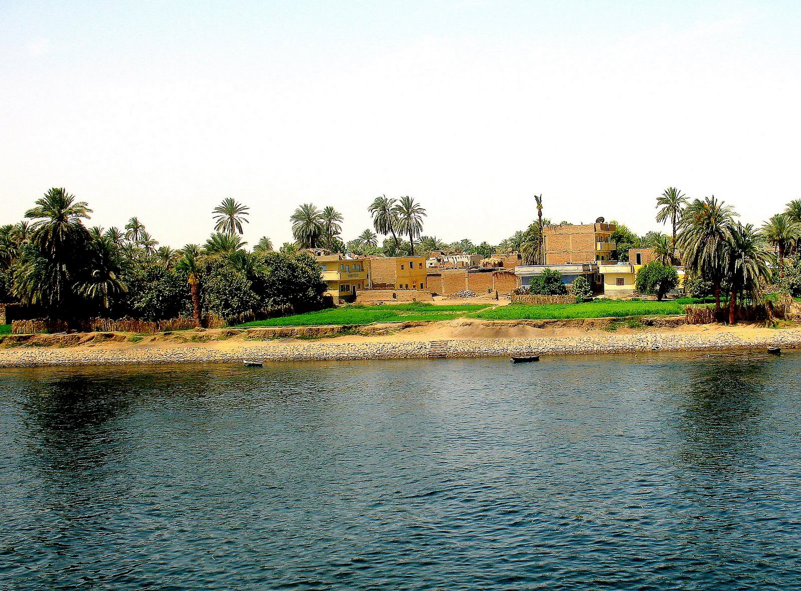 Village nubien (près d'Assouan) | Paysages et Fleurs au fil de l'eau