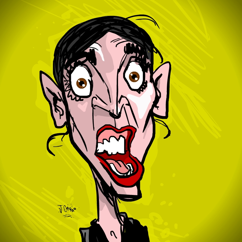 Joe Corrao * 4 Eyed Animation: AOC Caricatures