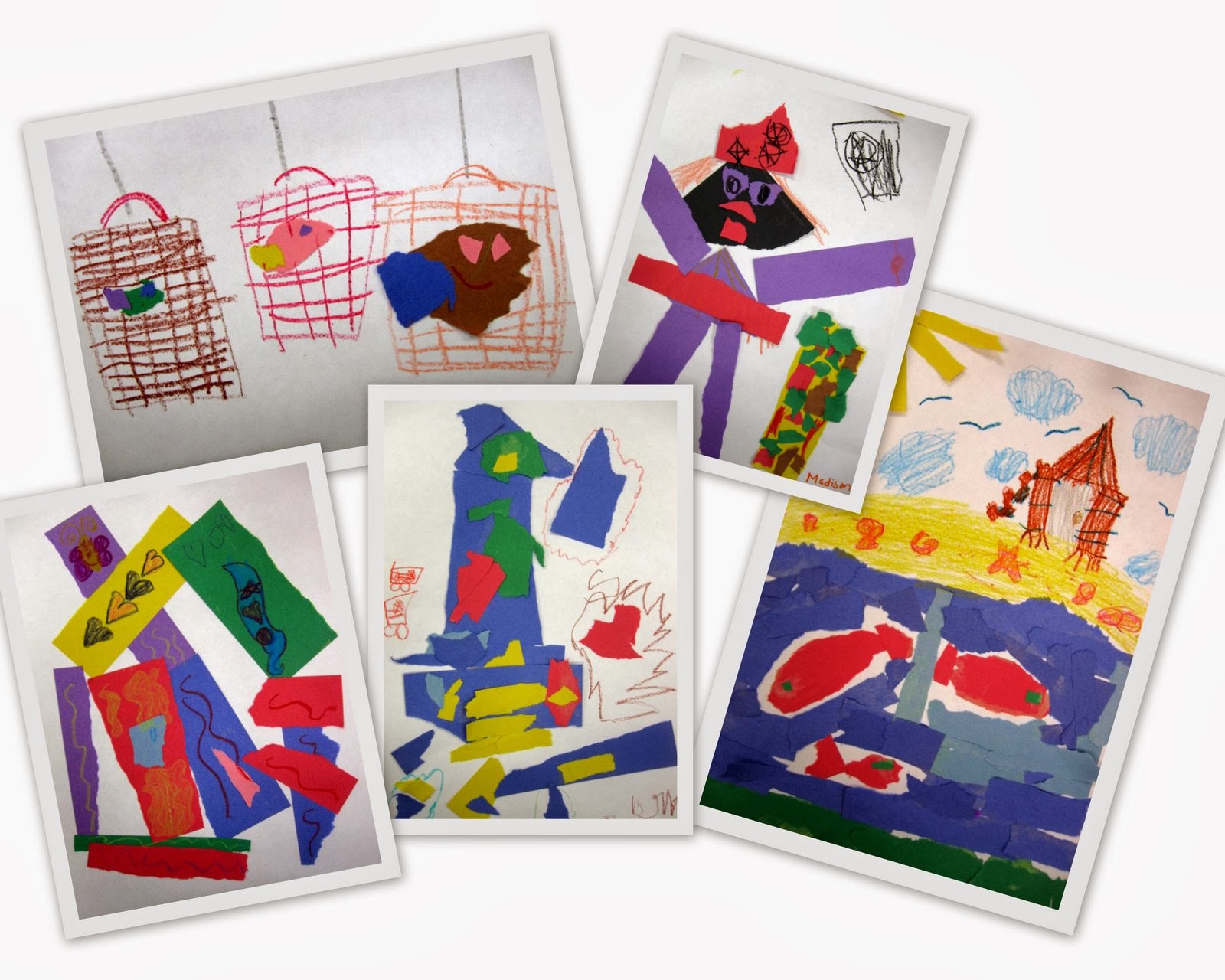 Creativity First!: Torn Paper Collage