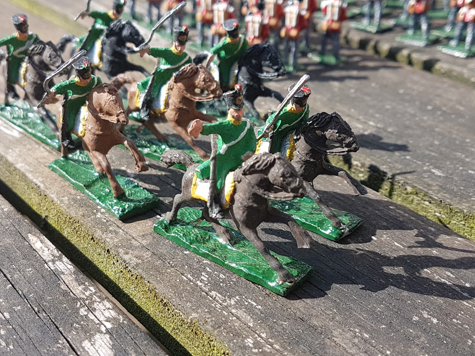 Ilkley Old School: Garrison and Les Higgins Napoleonic reinforcements