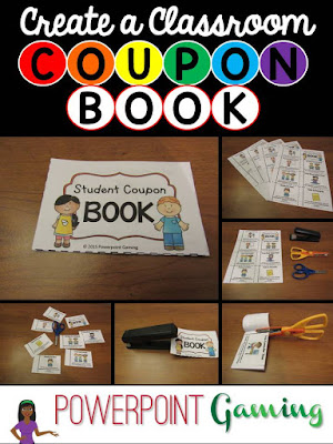 Teacher Gameroom: Create an AWESOME Coupon Book!
