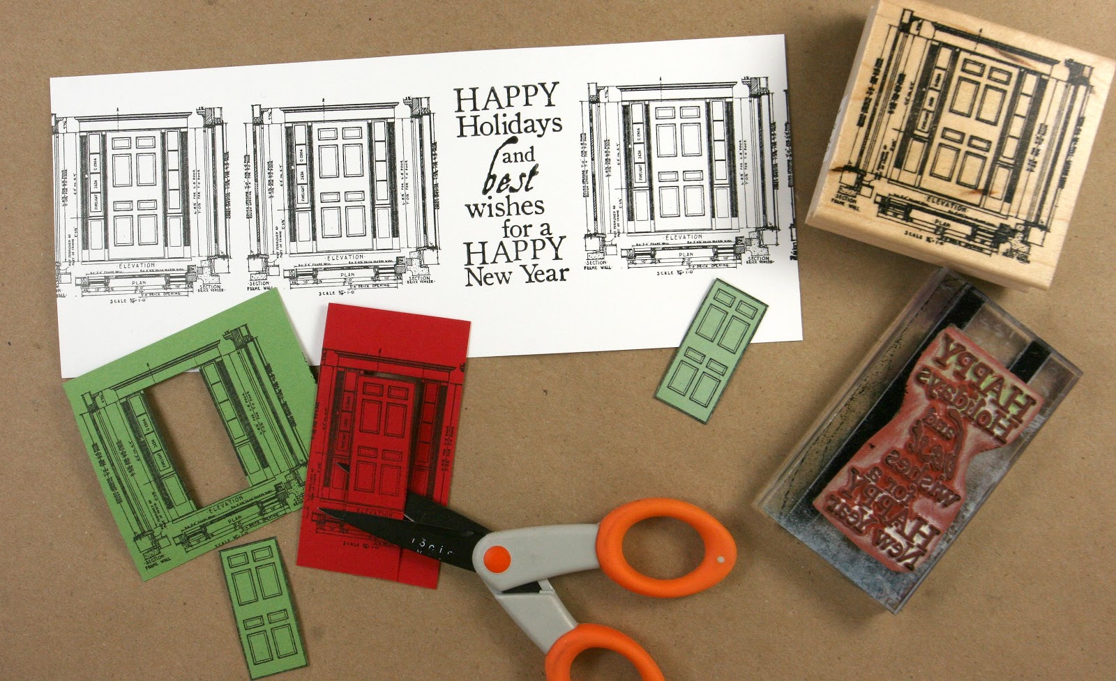 Kay's Keepsakes: Handmade Holiday Door Card
