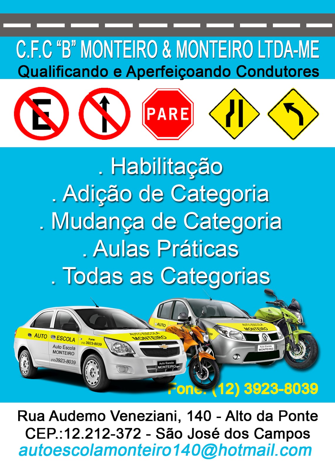 Artes Da Lu: Flyer Auto Escola