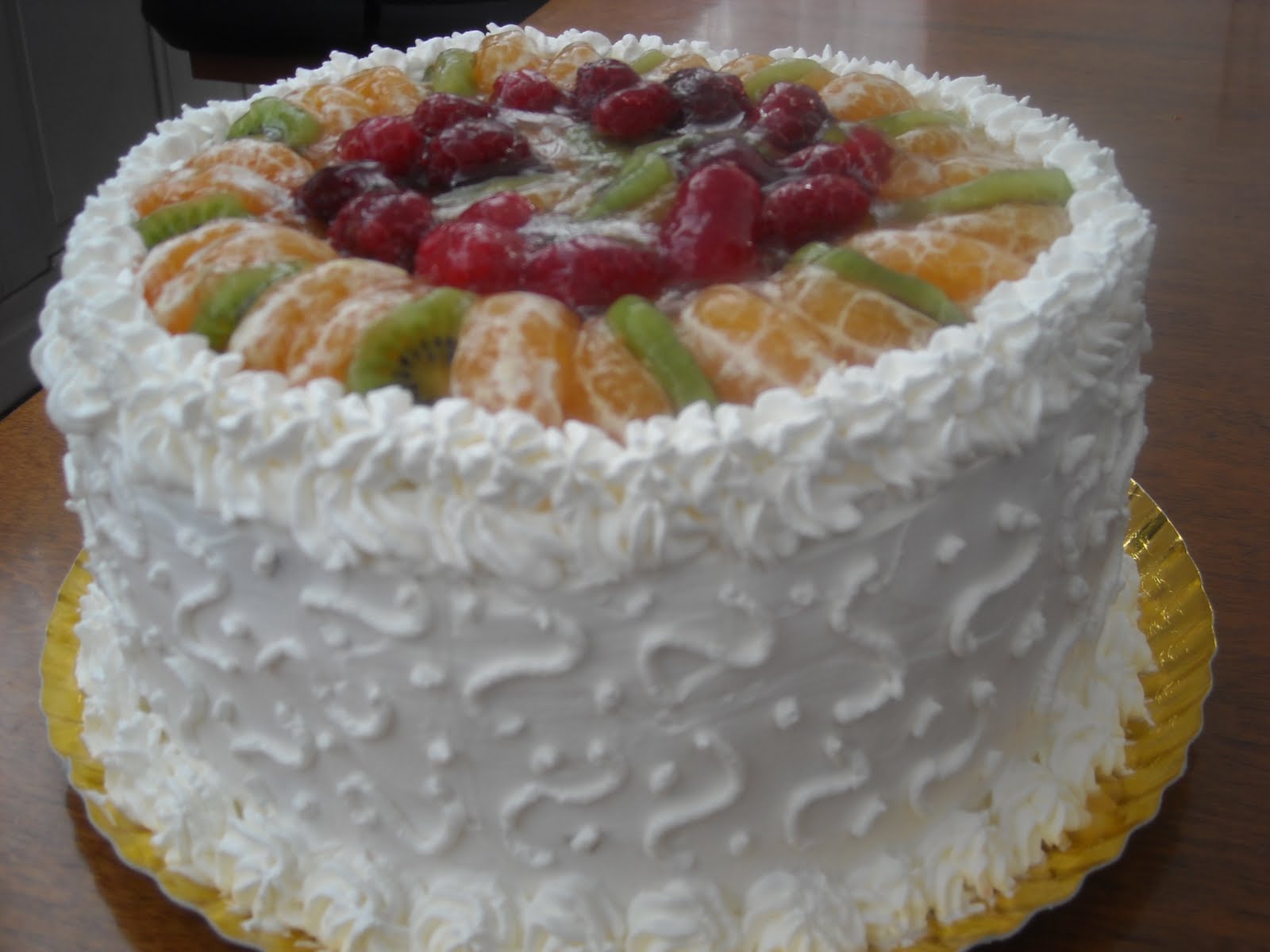 Ceva dulce...: Tort cu fructe