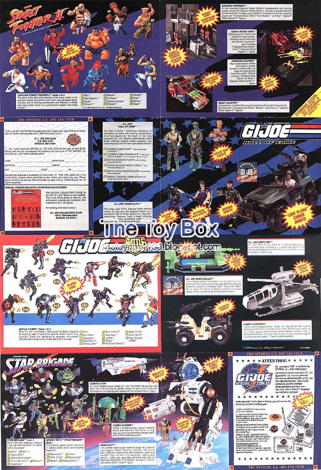 The Toy Box: G.I. Joe Package Inserts (Hasbro)