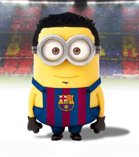 Pesepakbola Dalam Karakter Minions | BUNG KAOSKAKI