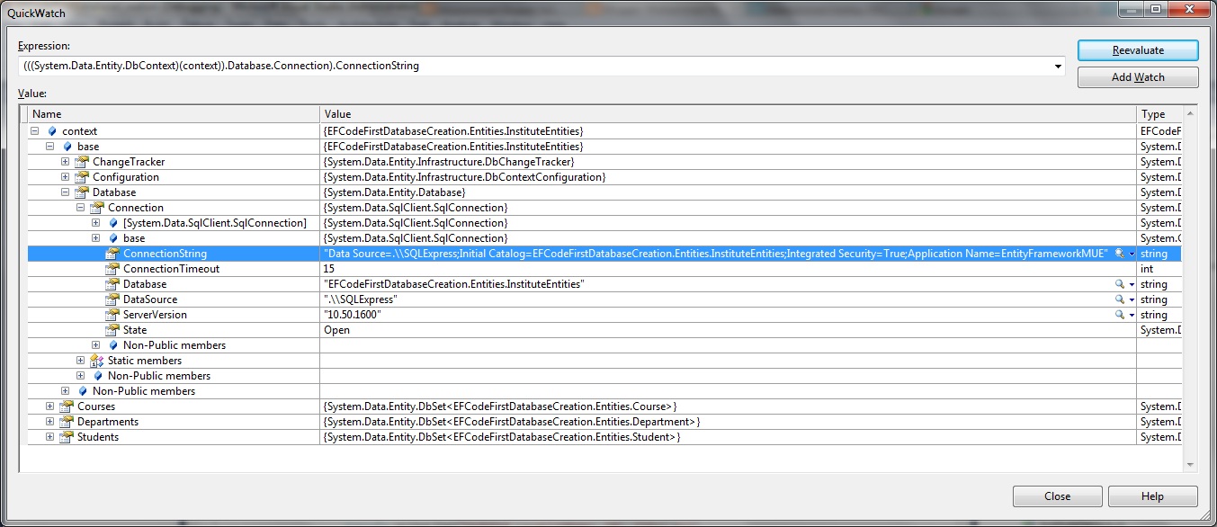 Muhammad Shujaat Siddiqi Entity Framework Code First Connection With Database