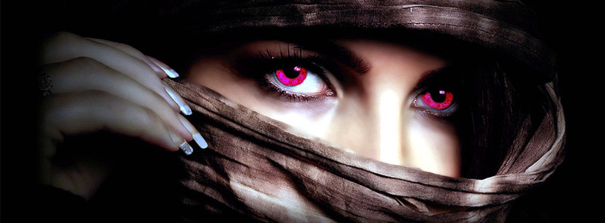Latest FB Covers: Beautiful Girl Eyes Latest Facebook Cover