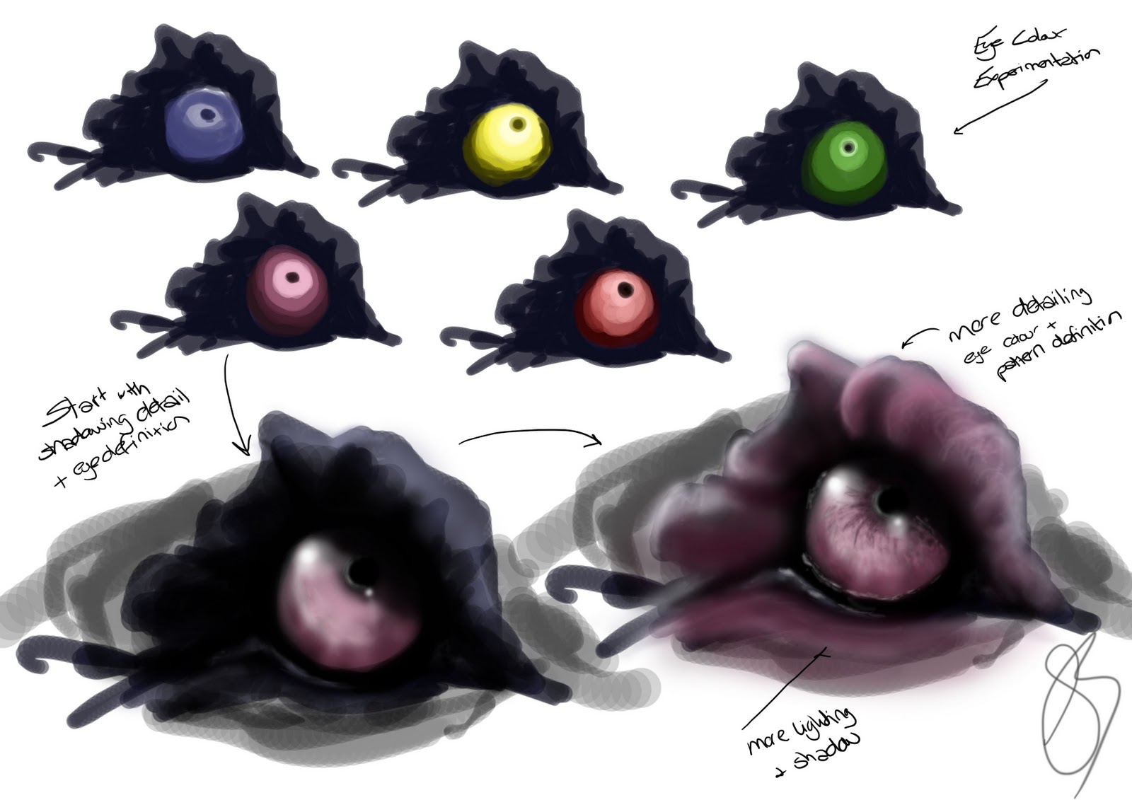 Steph's Creature Gallery: Creature Development