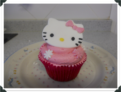 Cupcakes Adictos: Cupcakes de Hello Kitty