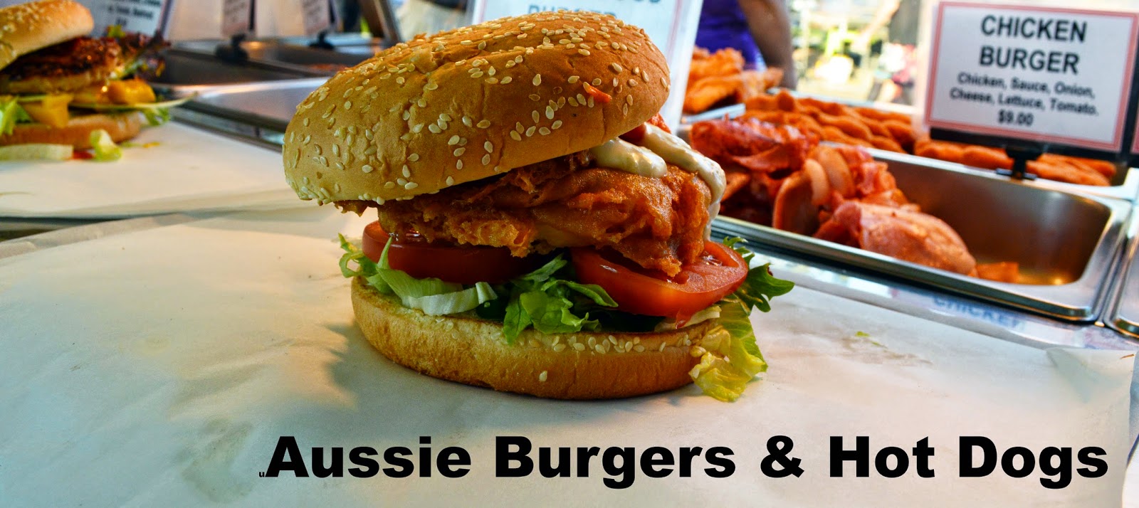 Tom Nom Nom Darwin: Aussie Burgers & Hot Dogs - Mindil Market
