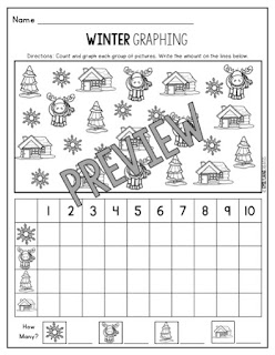 Emily Jane Creates: JANUARY NO PREP KINDERGARTEN PACKET-OVER 100 PAGES!