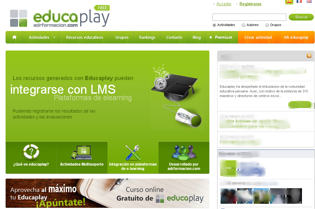 Disfruta realizando actividades académicas multimedia con EducaPlay