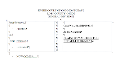 Buckeye Legal Tech: CREATING COURT PLEADINGS IN MICROSOFT WORD