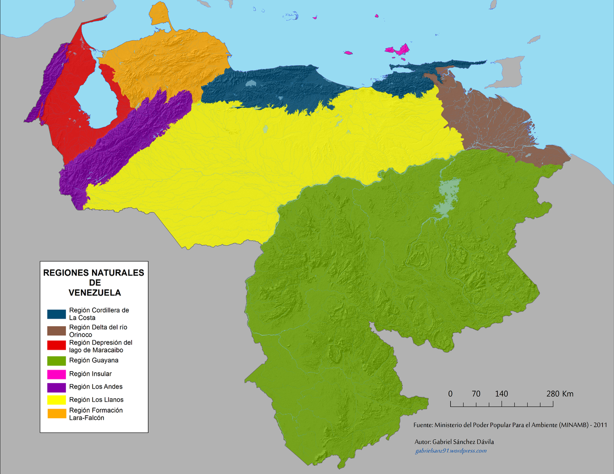 AMBIENTES DE VENEZUELA: REGIONES DE VENEZUELA