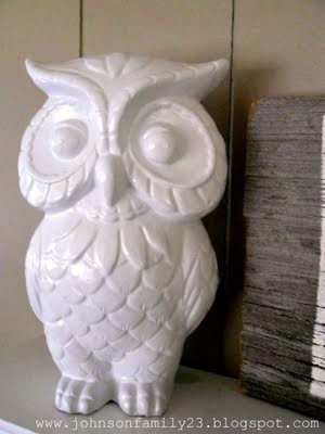 Kayla LeBaron Interiors: White Ceramic Owls: Who knew!?