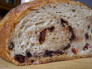 Hanaâ's Kitchen: ABC - No-Knead Chocolate Cherry Pecan Bread