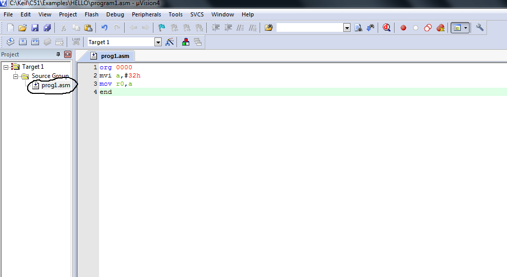 How to write program in keil? ~ techknow