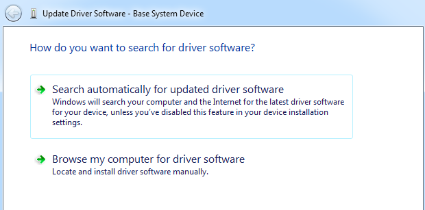 Find missing driver or disabled device