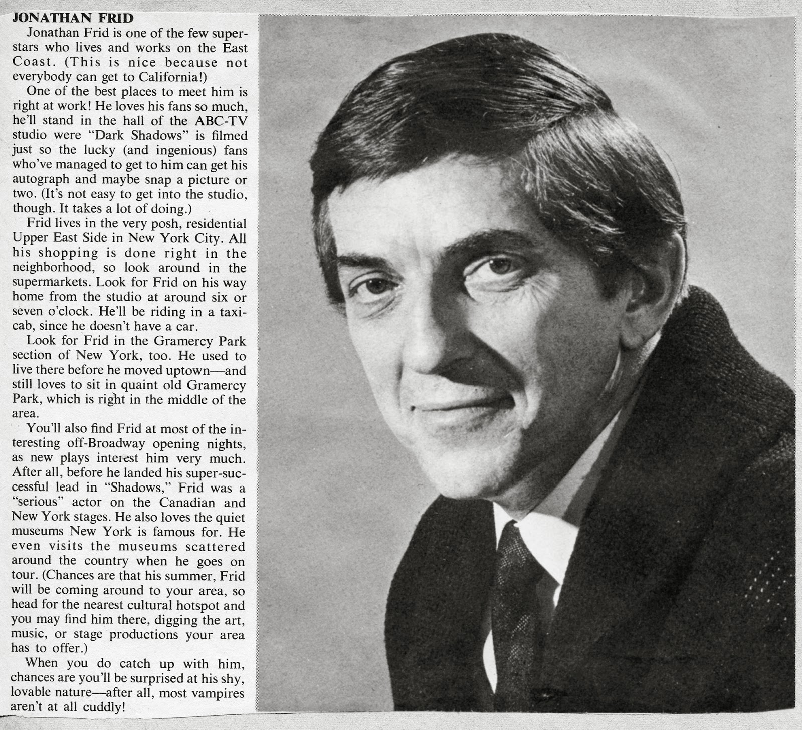 Unlocking The Mysteries: Exploring The Personal Life Of Jonathan Frid