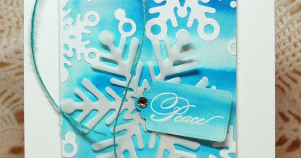Stamping with Klass: Another Snowflake Card