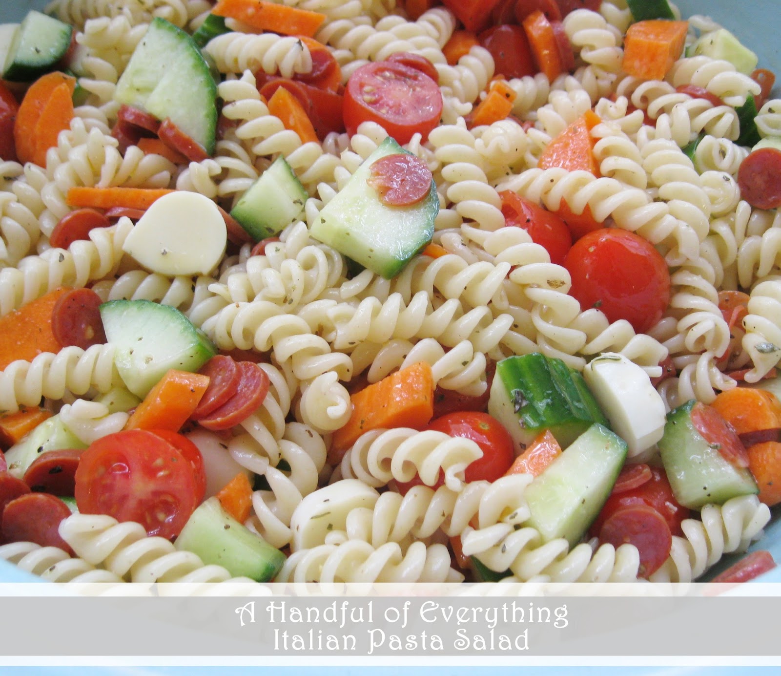 A Handful of Everything: Italian Pasta Salad