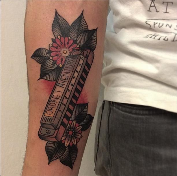Janela aberta - Blogue de harmonica: Harmonica Tattoos