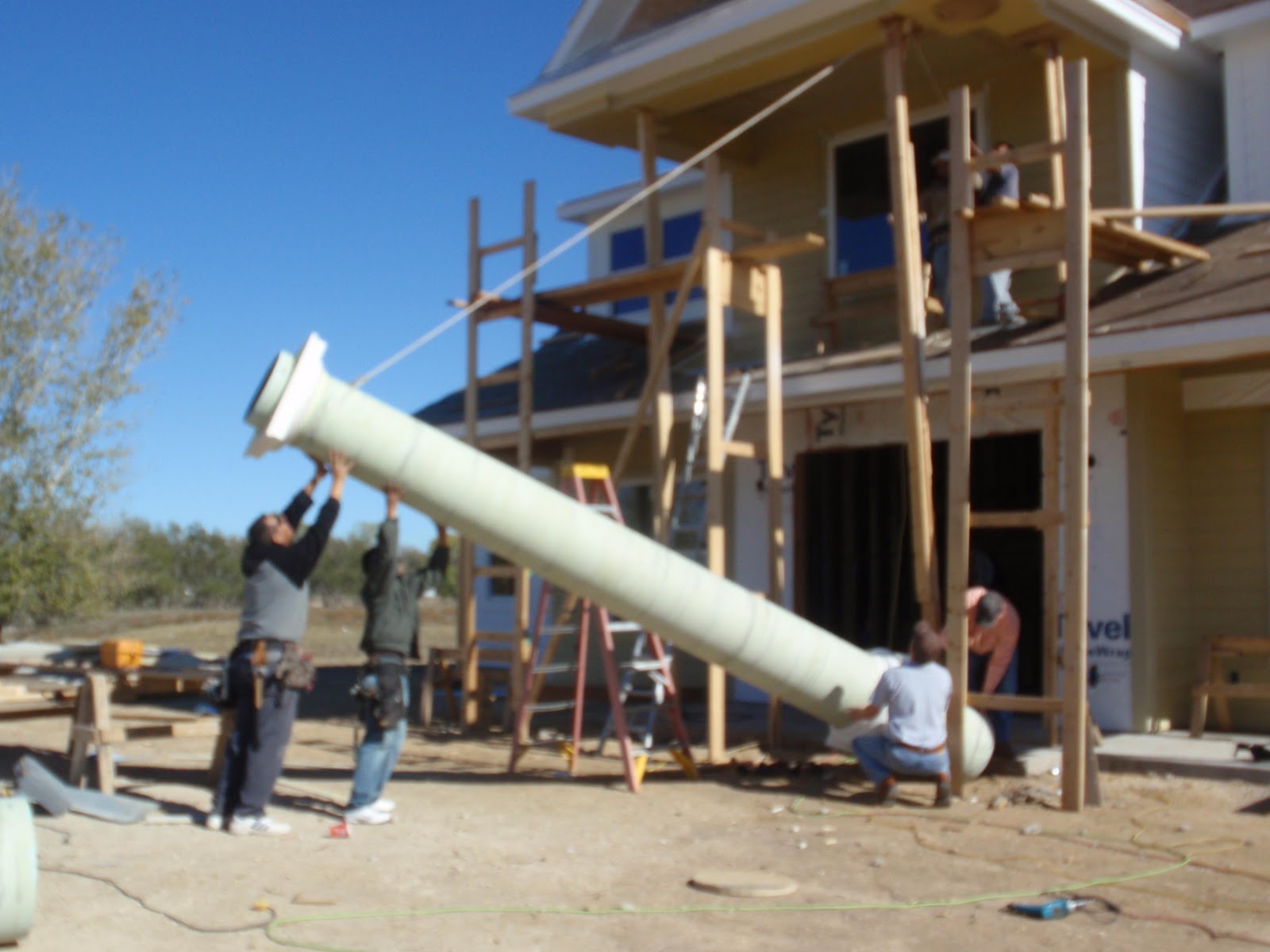 Macey House Project 2011-12: Columns, Roof and Front Entrance
