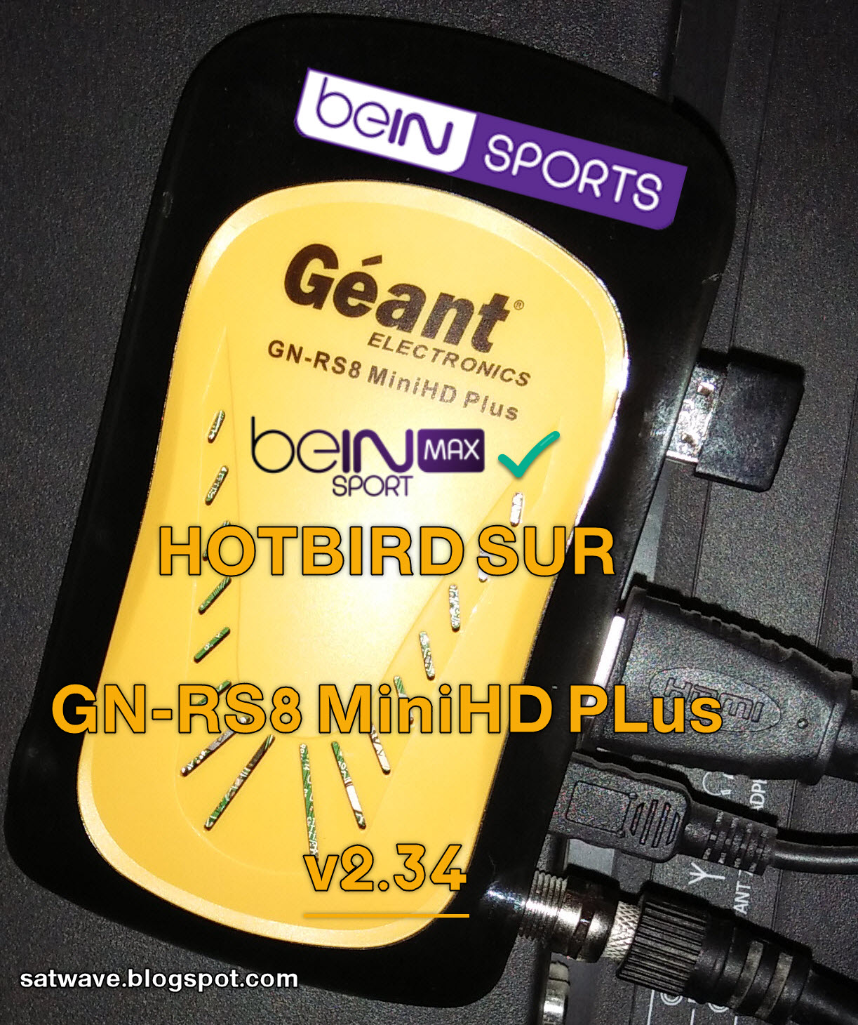 جديد الموقع الرسمي لجيون تحديث جهاز GN-RS8 MINI HD PLUS يفتح beIN Sport Max عربي على قمر هوتبيرد ...