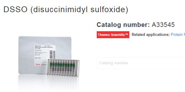 News in Proteomics Research: DSSO IS OUT!!!