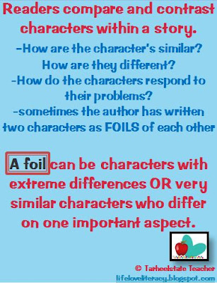 Life, Love, Literacy: Monday's Minilesson Magic-Comparing and ...