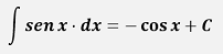 Matemáticas10: Integral de Seno de x