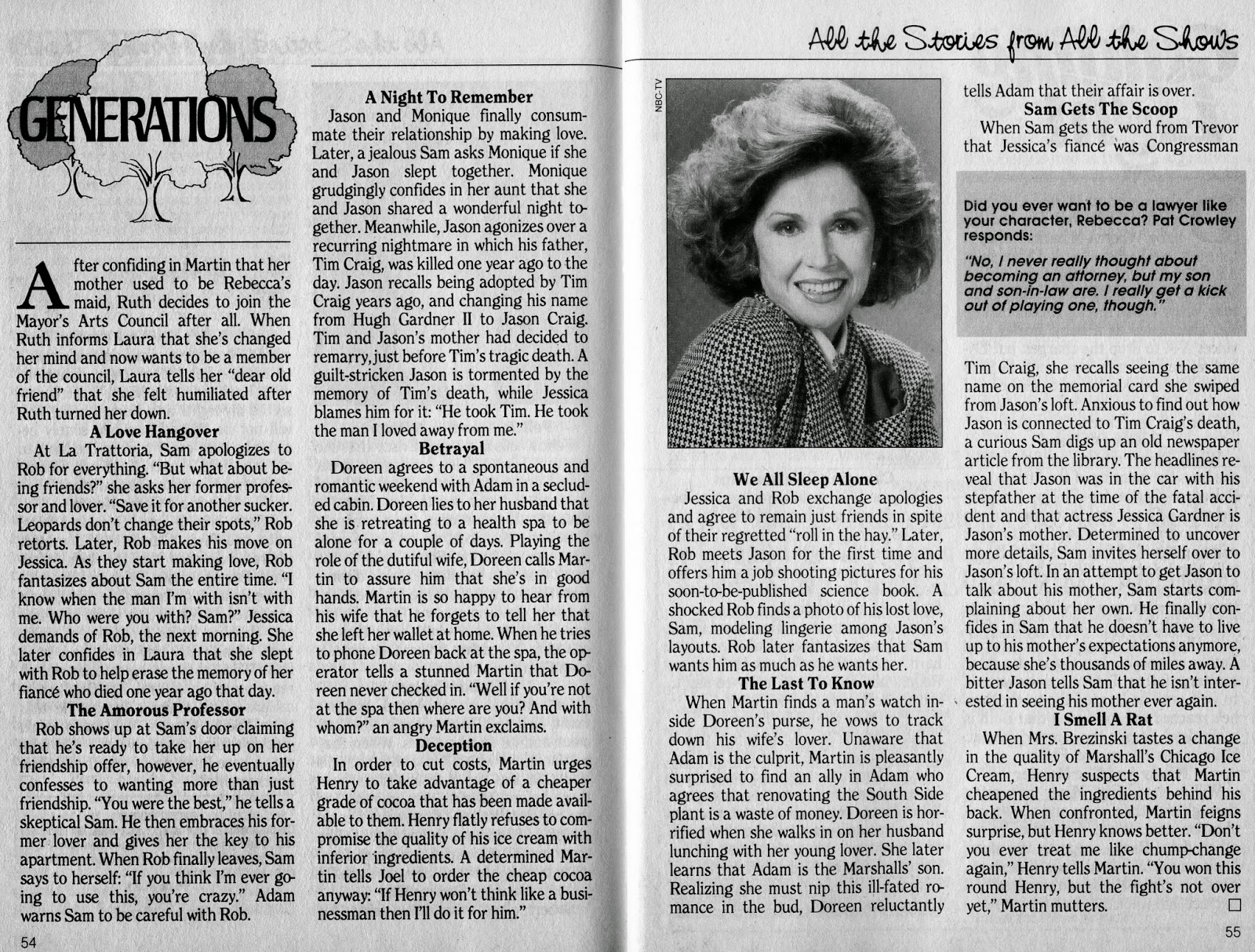 Generations Recap-August 22, 1989 (SOD)
